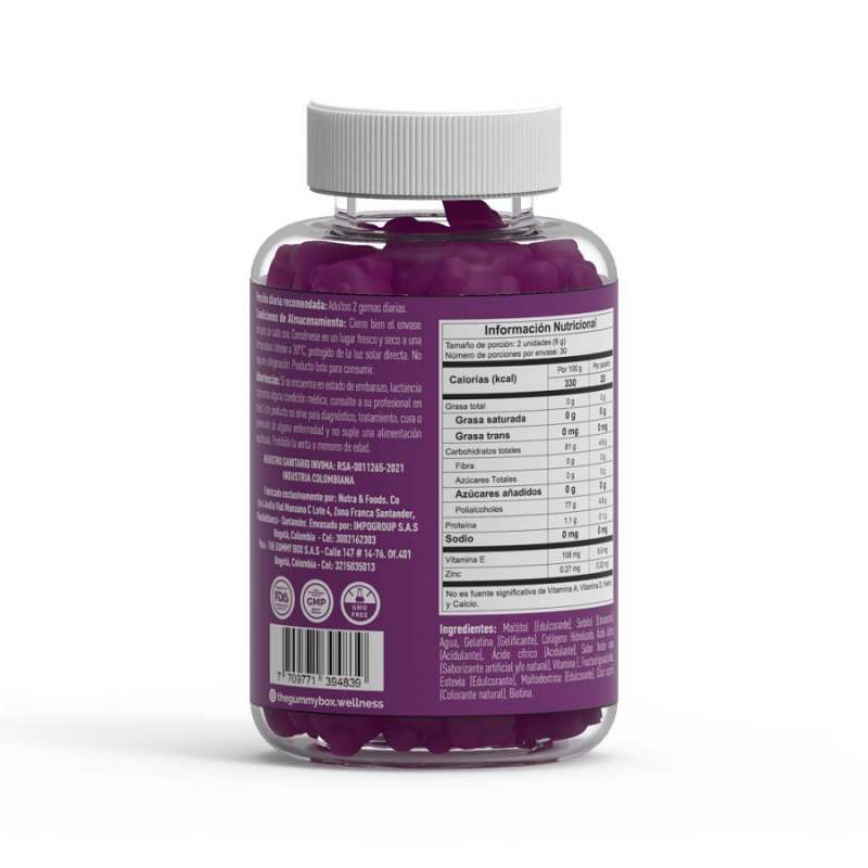 Gomas The Gummy Box Colageno 180 Gr 103351 - Home Sentry