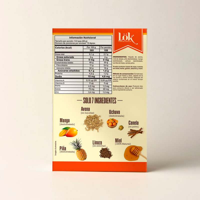 Granola Lok 350 Gr Frutos Amarillos 7759 - Home Sentry