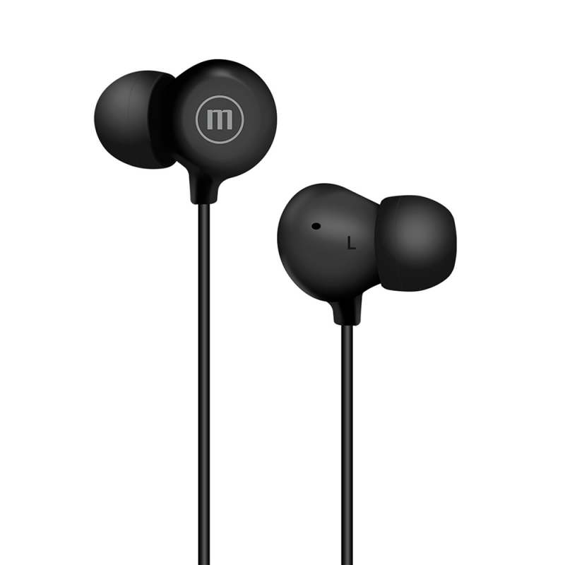Audifonos Maxell Tipo C Alambricos Negro 348594 - Home Sentry
